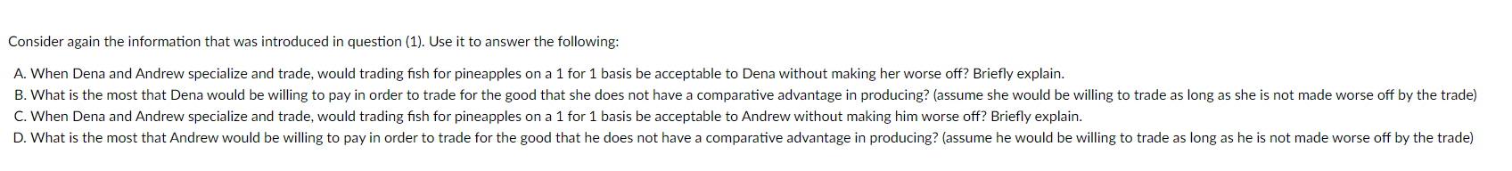 Solved Question 1 8 pts Dena and Andrew find themselves on a | Chegg.com