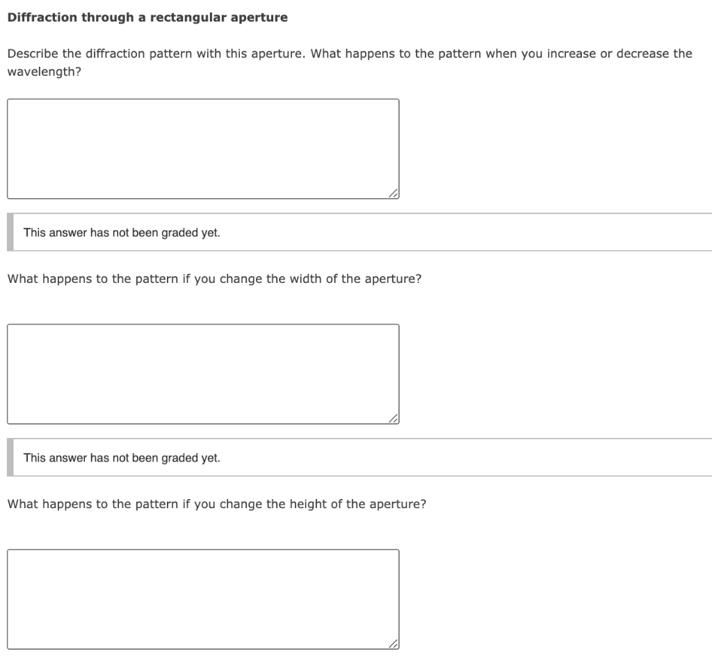 Solved Diffraction through a rectangular aperture Describe | Chegg.com