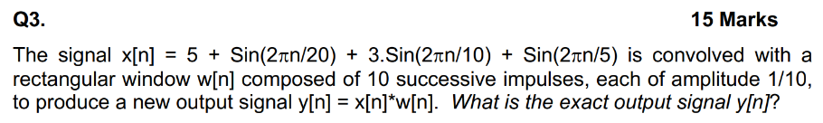 Solved The signal | Chegg.com