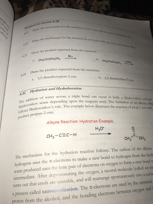 Solved Markovnikov's rule to predict the product of Use each | Chegg.com