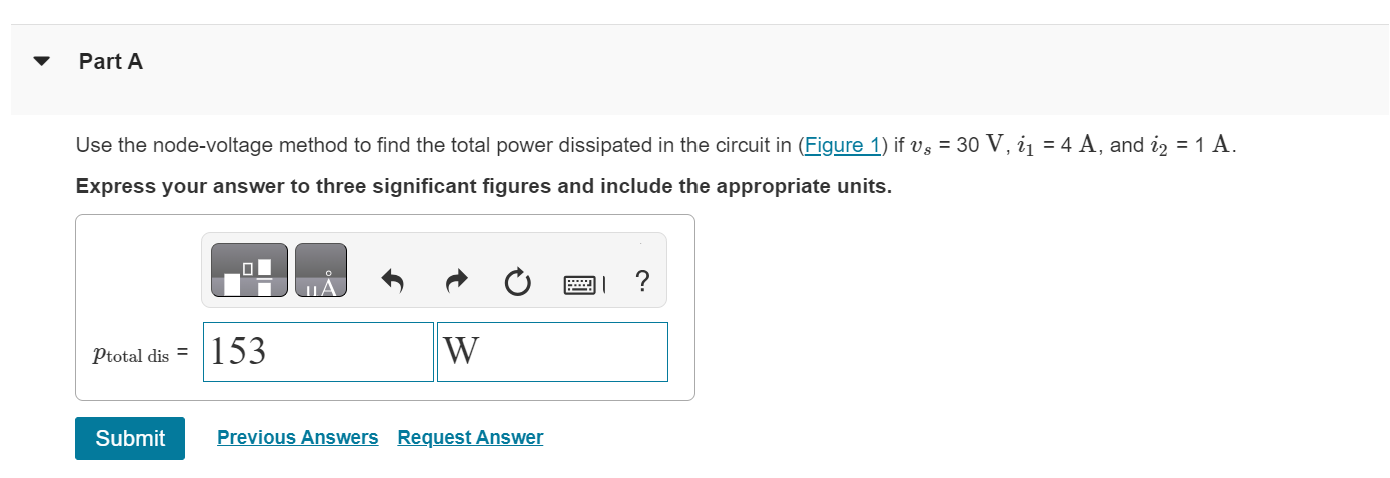 Solved Use the node-voltage method to find the total power | Chegg.com