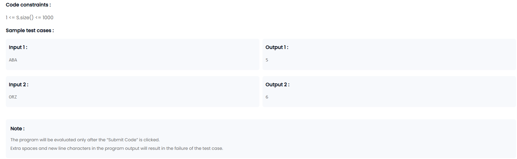 Solved Single File Programming Question Problem Statement | Chegg.com Solved Single File Programming Question Problem Statement | Chegg.com