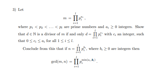 Solved 3) Let ПР, i=1 where pi