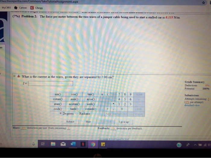 Solved 9wa.theexpertta.com/Common/TakeTutorialAssignment.a | Chegg.com