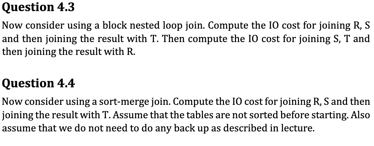 Solved Question 4 - Join Implementation This problem will | Chegg.com