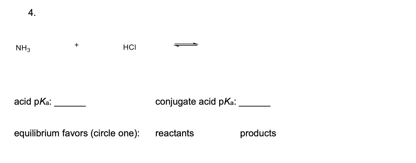 Solved Complete the following acid-base reactions. First, | Chegg.com