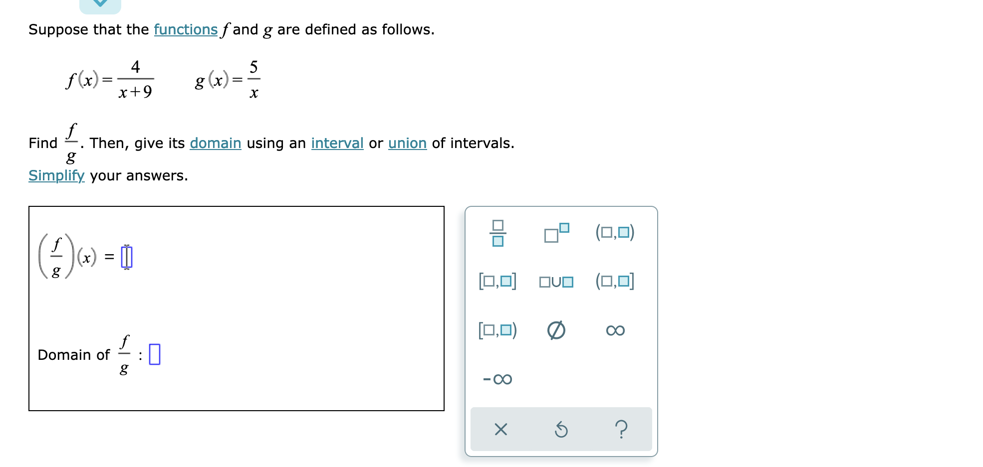 Solved Suppose that the functions fand g are defined as | Chegg.com