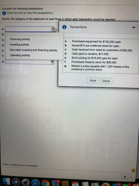 Solved Consider the following transactions: (Click the icon | Chegg.com