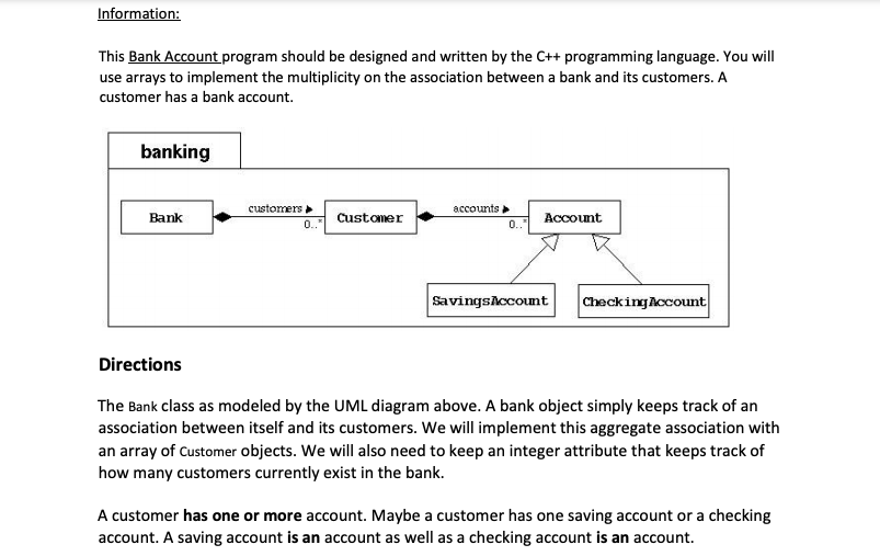Solved 2. Using C++ programming language to create the | Chegg.com