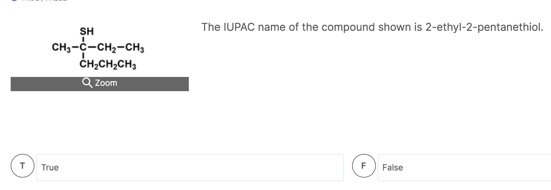Solved The IUPAC name of the compound shown is | Chegg.com
