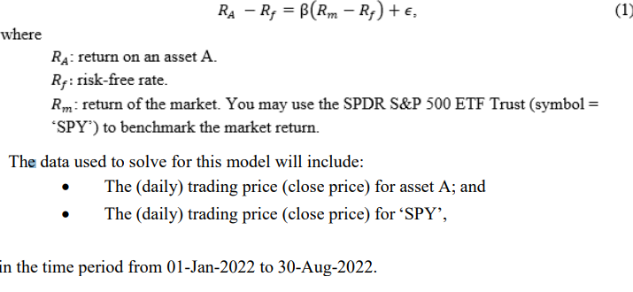 Solved The CAPM (capital asset pricing model) proposes that | Chegg.com