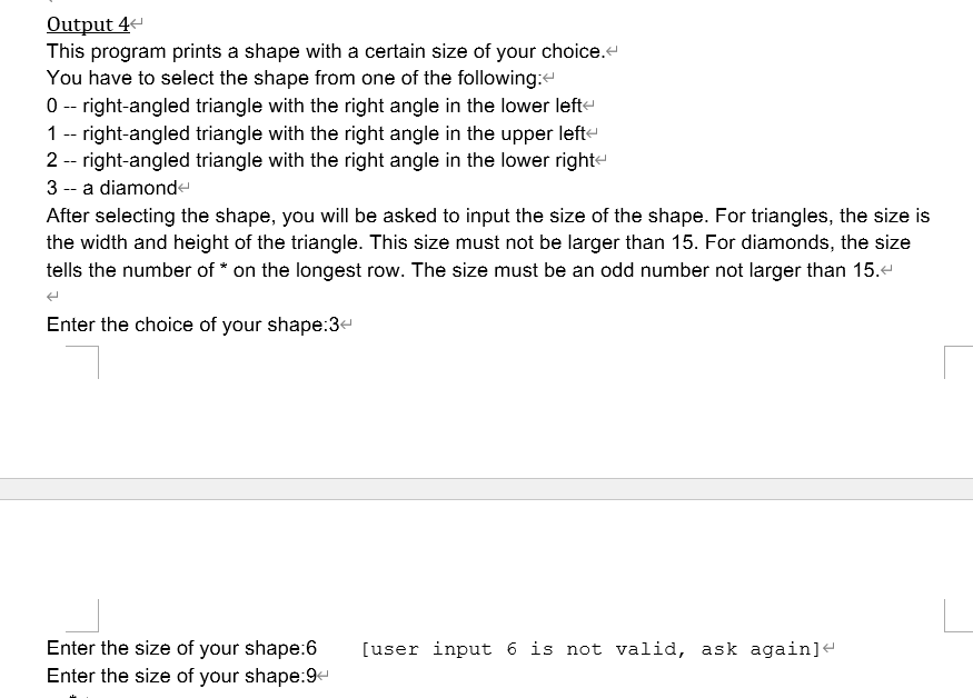 Solved Program PrintTriangles.java prints out triangles and | Chegg.com
