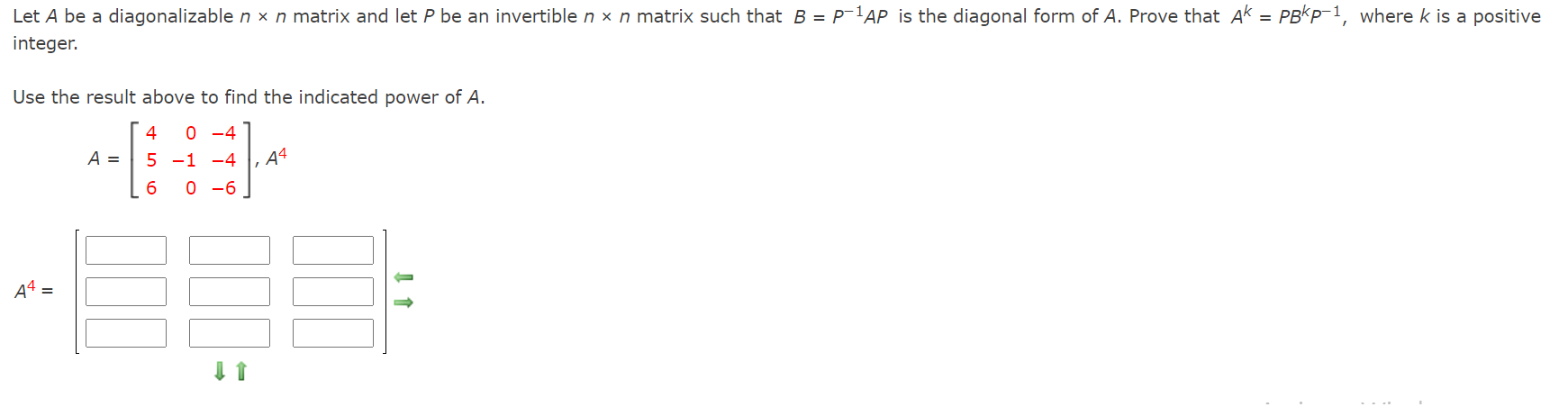 Solved Let A be a diagonalizable n x n matrix and let P be | Chegg.com