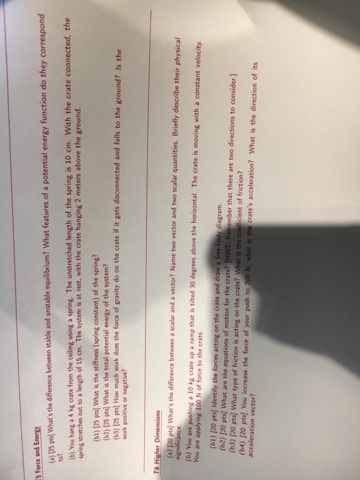 Solved What's the difference between stable and unstable | Chegg.com