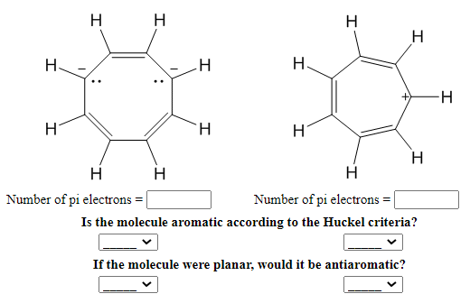 Solved For the structures shown below, state the number of | Chegg.com