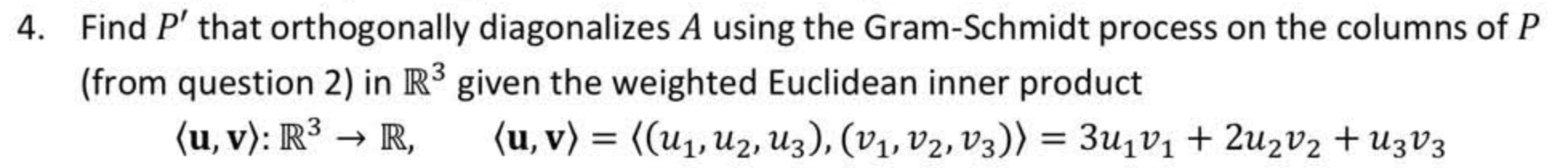Solved Choose a 3×3 non-diagonal symmetric matrix Call this | Chegg.com