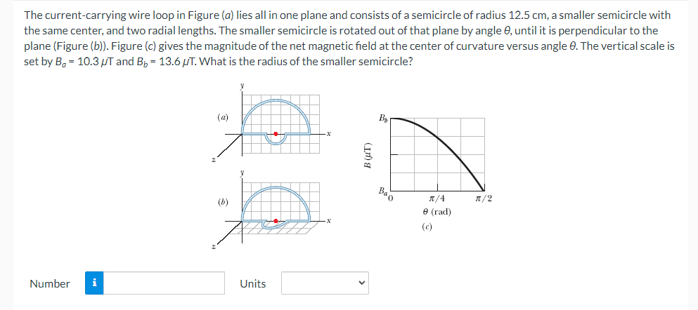 Solved The current-carrying wire loop in Figure (a) lies all | Chegg.com