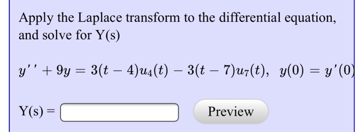 Solved Note The unit-step function U(t - a) can also be | Chegg.com