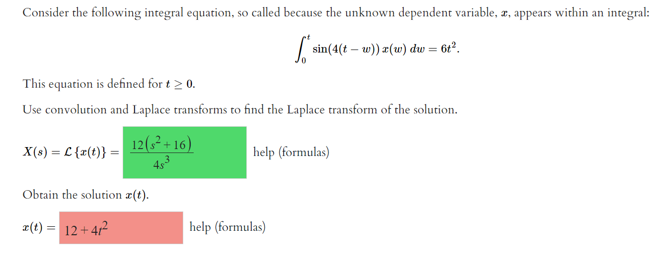 Solved Consider the following integral equation, so called | Chegg.com
