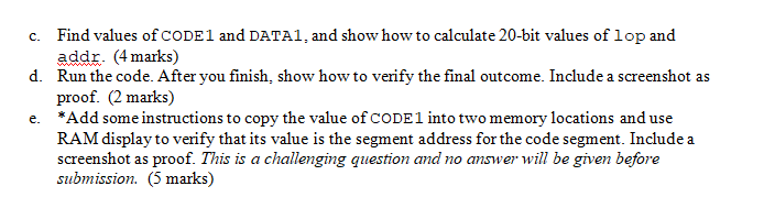Solved 17. Type the following assembly code in EMU8086. | Chegg.com