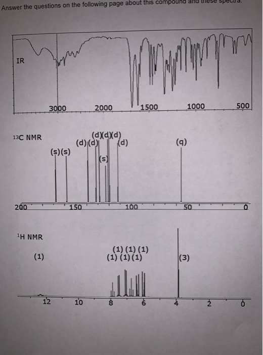 Solved An unknown compound has the formula C10H10O3 and the | Chegg.com
