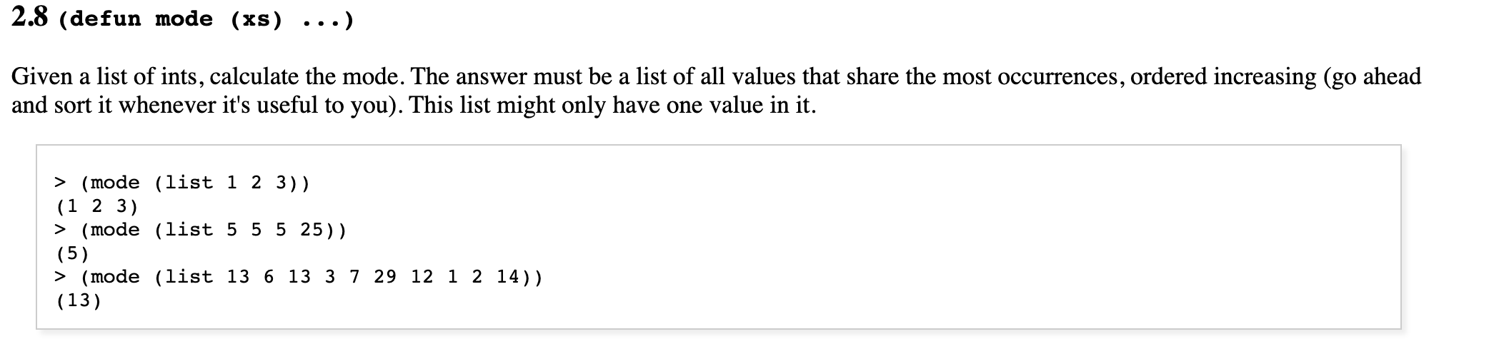 Solved I Need It In Lisp I Cannot Use Any Functions That 8146