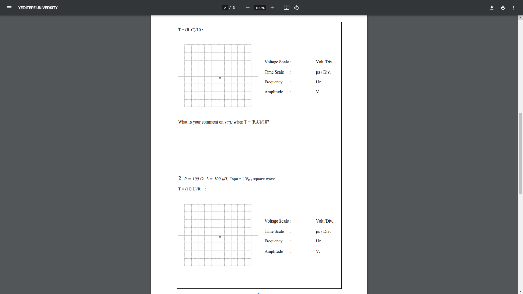 Solved YEDITEPE UNIVERSITY ENGINEERING FACULTY 1/4 1104 + | Chegg.com