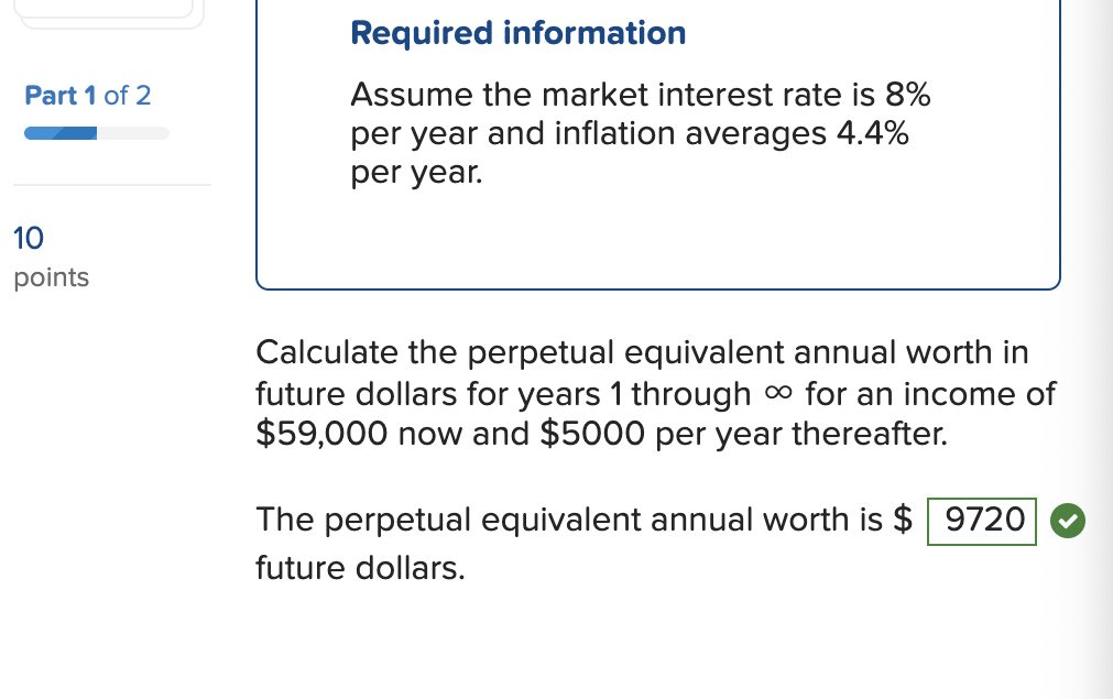 Solved Required information Assume the market interest rate | Chegg.com