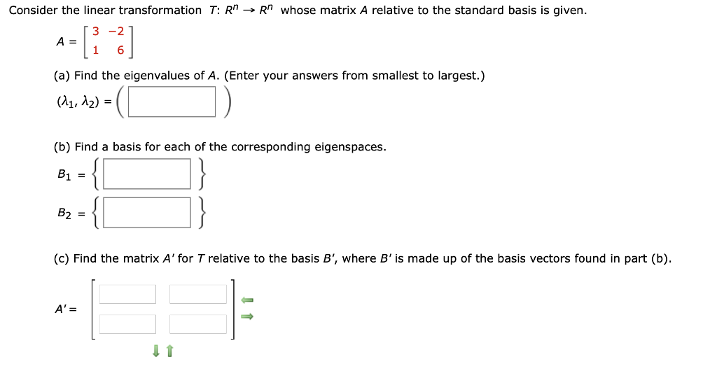 Solved Consider the linear transformation T: Rn → Rn whose | Chegg.com