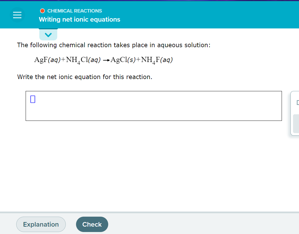 Solved The following chemical reaction takes place in | Chegg.com