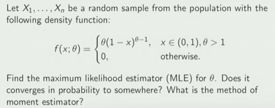 Solved Let x1,dots,xn ﻿be a random sample from the | Chegg.com