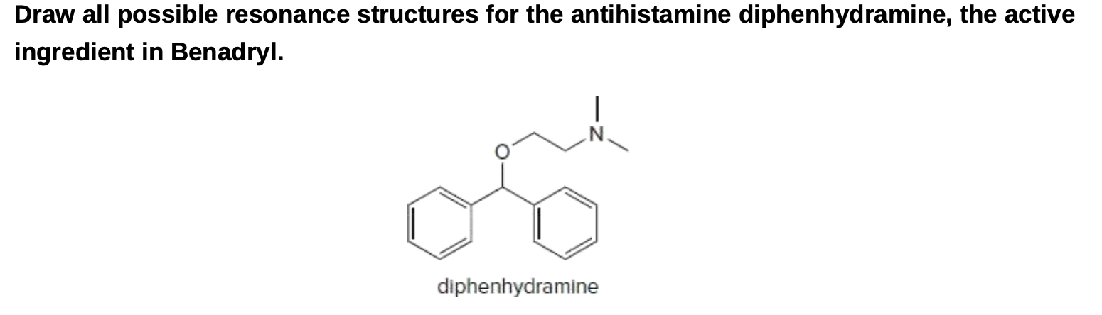 Solved Draw all possible resonance structures for the | Chegg.com
