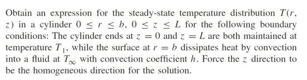 Solved Obtain an expression for the steady-state temperature | Chegg.com