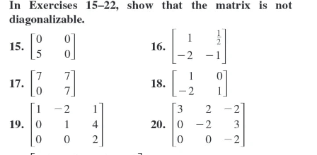 Solved Diagonalizing a Matrix In Exercises 7-14, find (if | Chegg.com