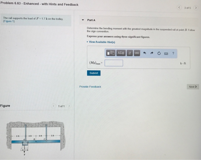 Solved Problem 6.63- Enhanced- with Hints and Feedback 30f5 | Chegg.com