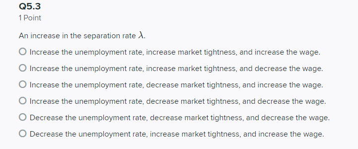 Solved Use the DMP model to evaluate the effects of the | Chegg.com
