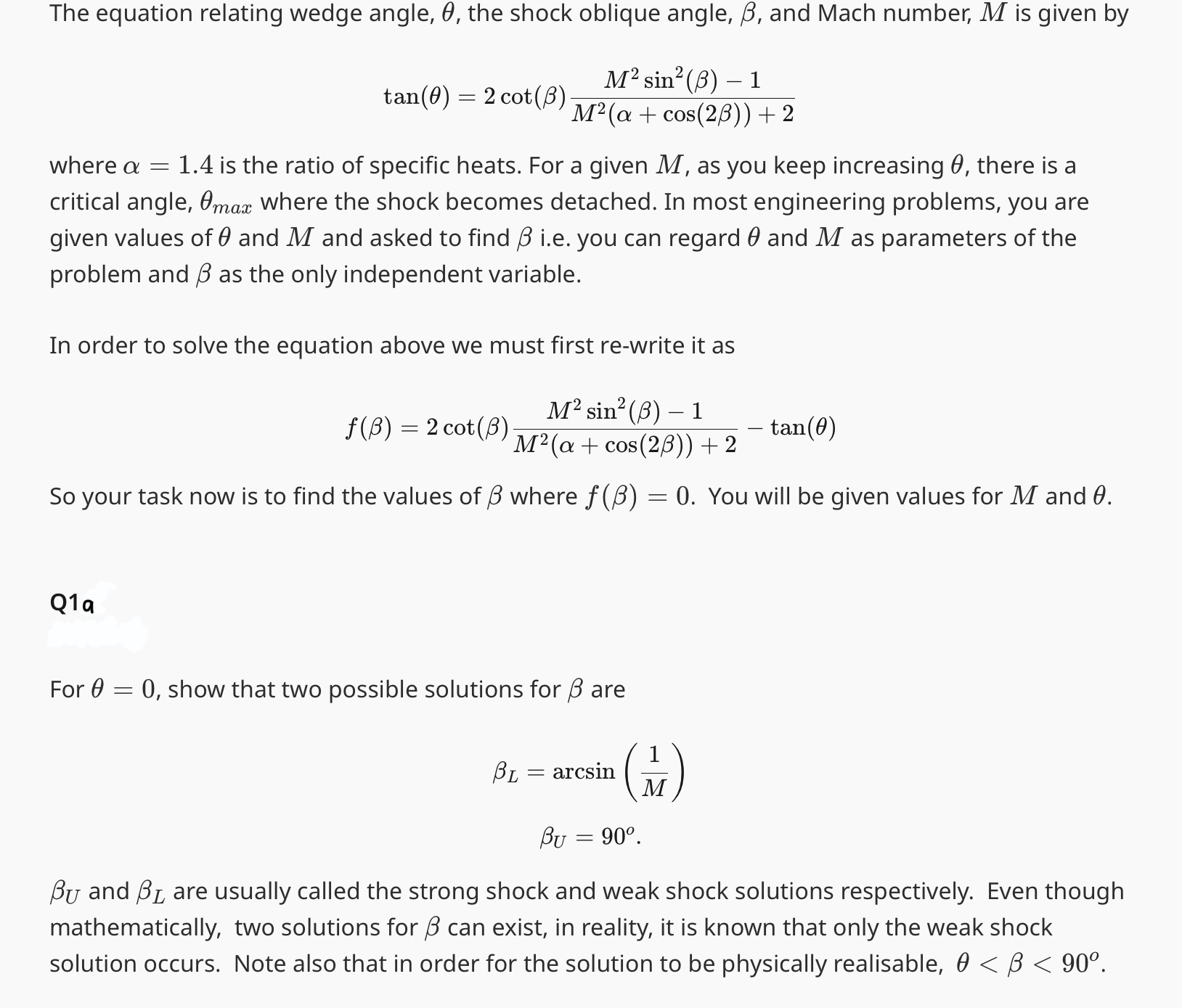 Solved The figure above shows a wedge shaped object flying | Chegg.com
