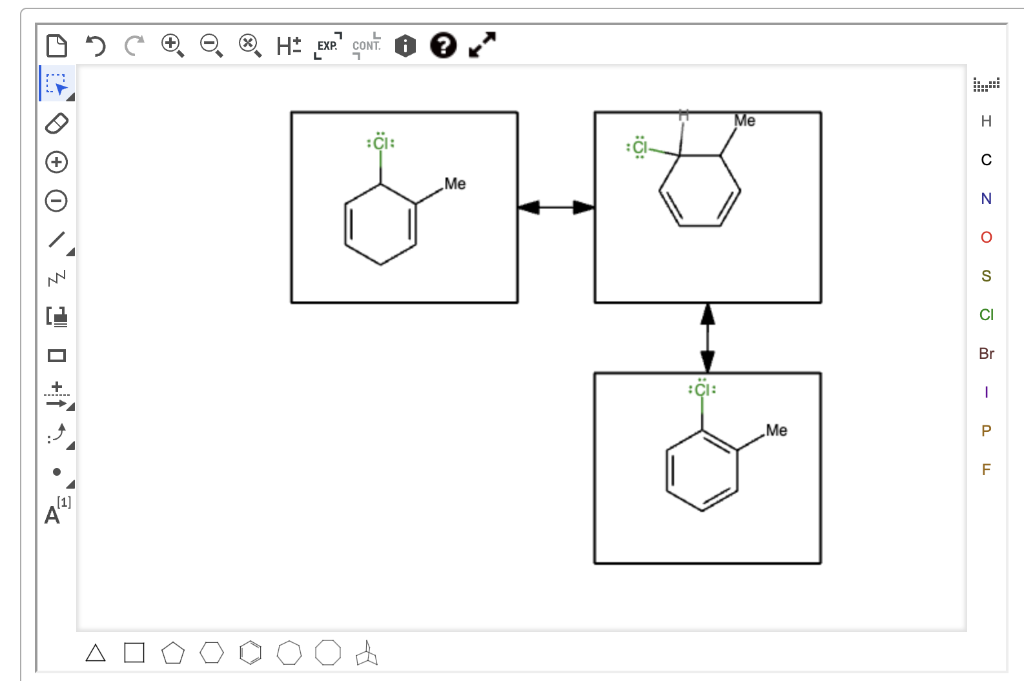 Solved Draw the important resonance contributors for the | Chegg.com