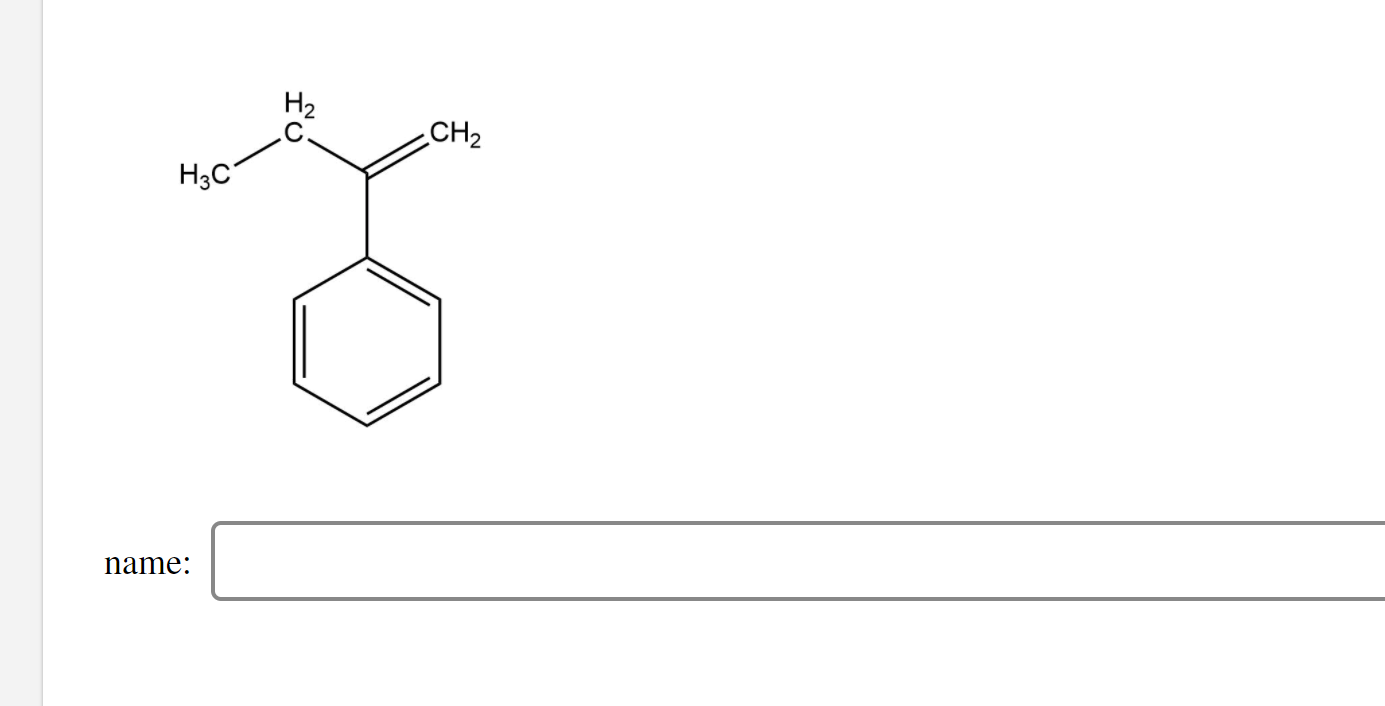 Solved H2 CH2 H3C name: | Chegg.com