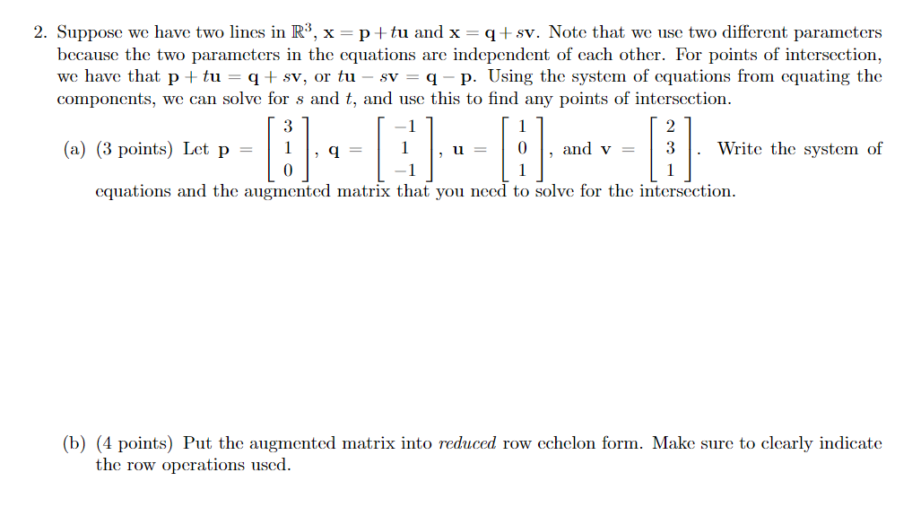 Solved (c) What are the point(s) of intersection of | Chegg.com