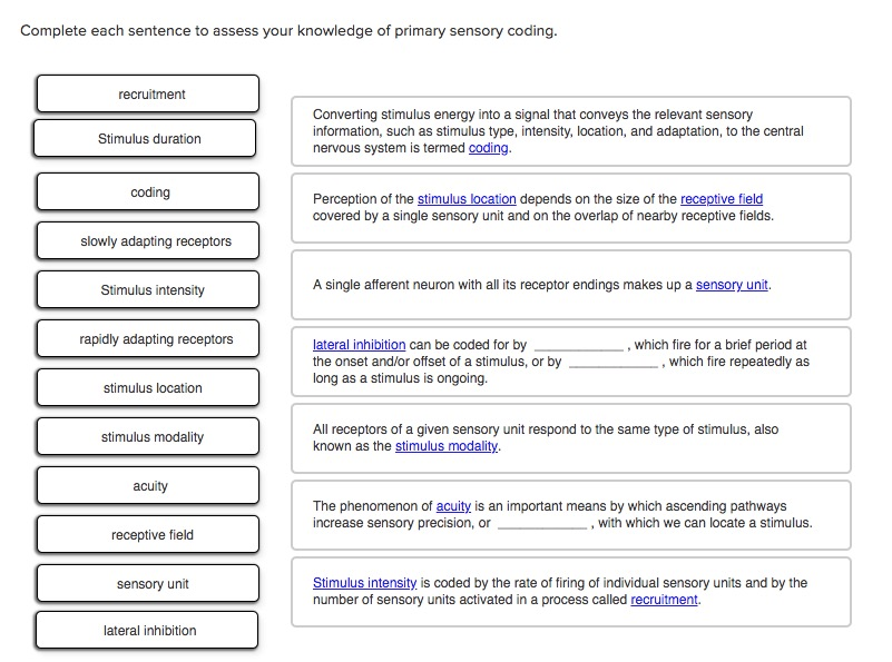 Solved Complete each sentence to assess your knowledge of | Chegg.com