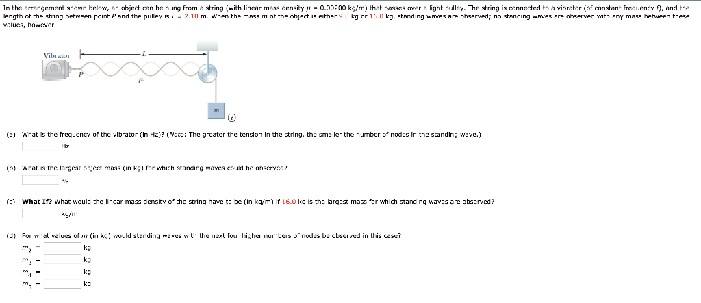 Solved In the arrangement shown below an object can be hung | Chegg.com