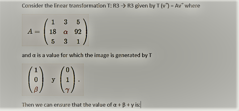 Solved Consider the linear transformation T: R3 → R3 given | Chegg.com