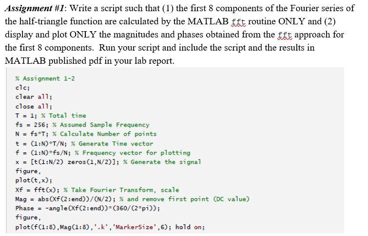 Assignment #8/ Build a Simulink model such that the | Chegg.com