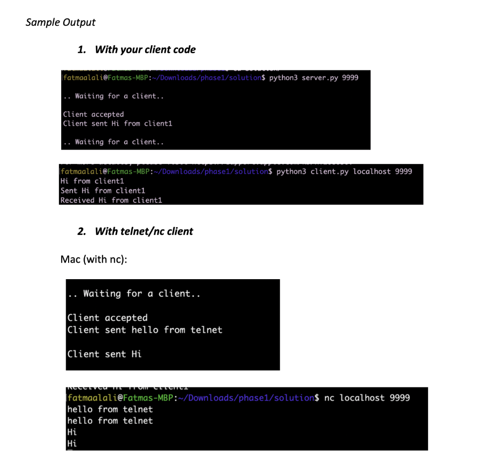 Solved Computer Networking / MAC users In this preliminary | Chegg.com