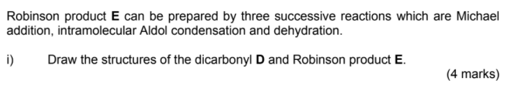 Solved Enone B can be synthesized via crossed Aldol reaction | Chegg.com