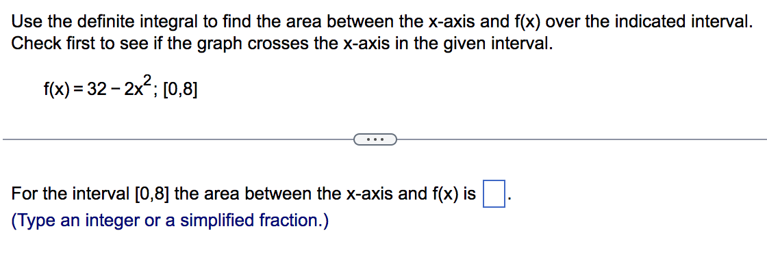 Solved Use the definite integral to find the area between | Chegg.com