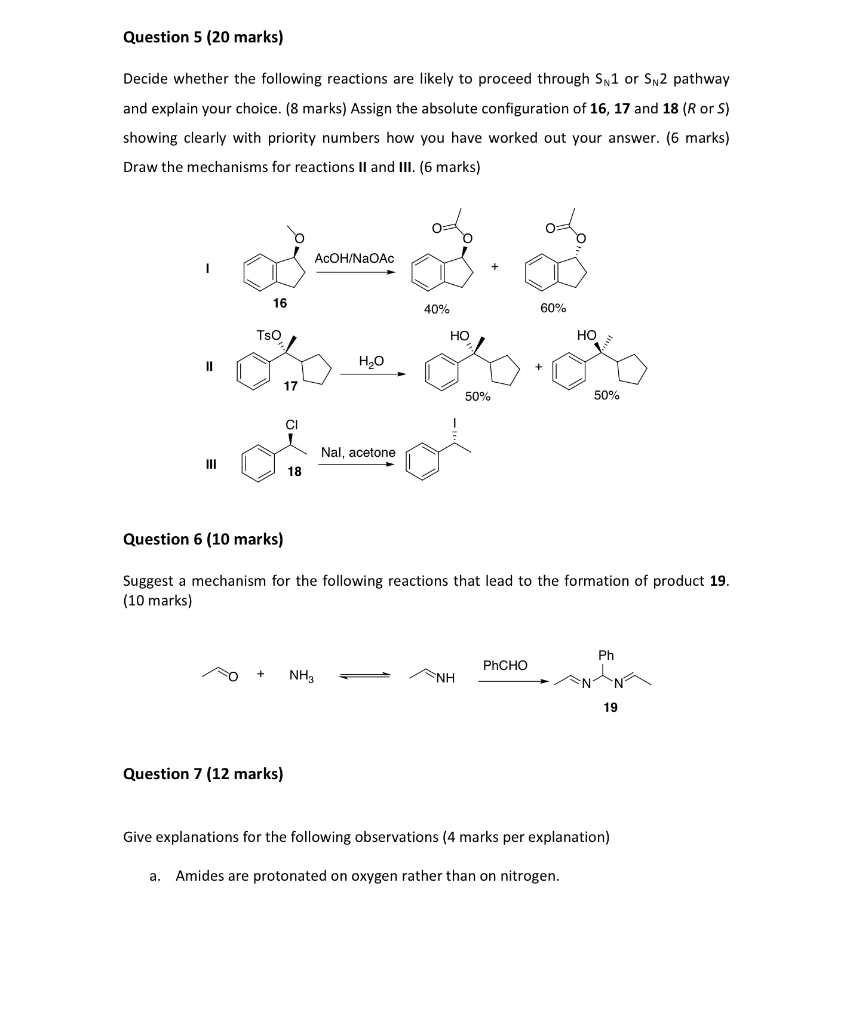 Solved Question 5 (20 marks) Decide whether the following | Chegg.com