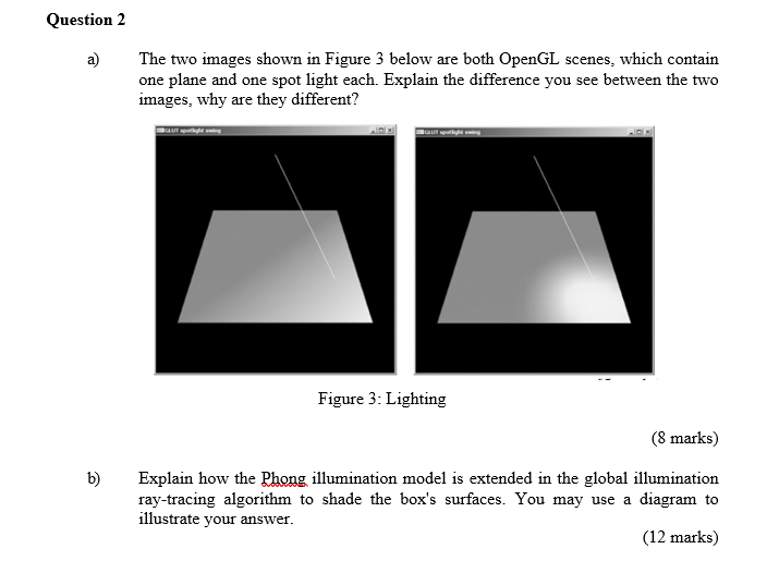 Solved Question 2 a) The two images shown in Figure 3 below | Chegg.com