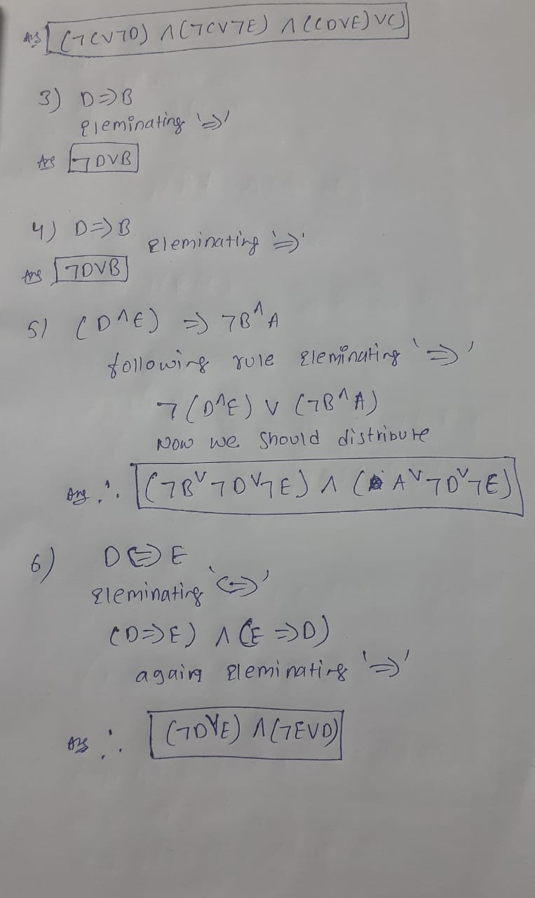 Solved With the reference of the CNF translation below, show | Chegg.com